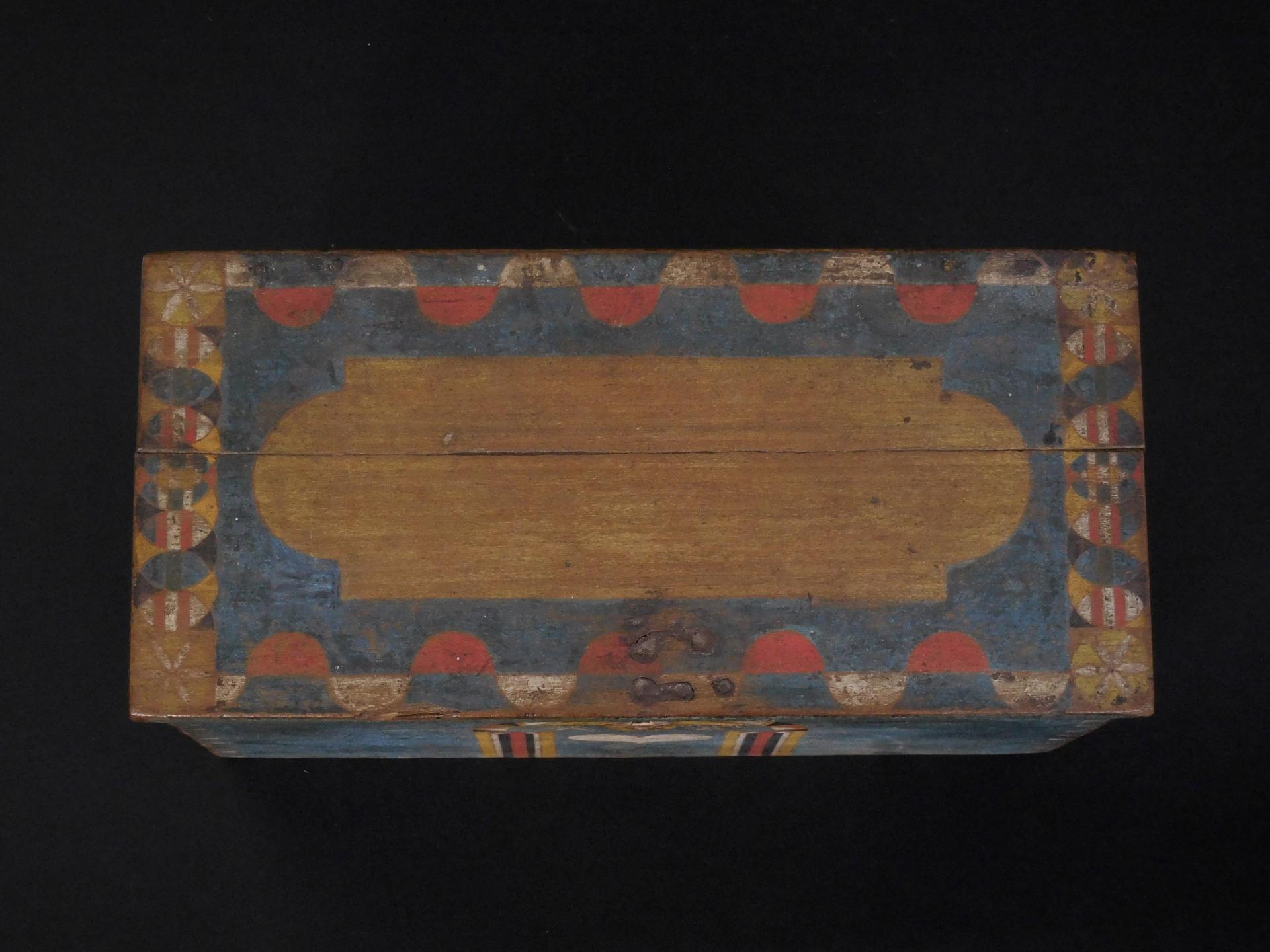 Pennsylvania Miniature Decorated Dower Chest | Steven F. Still Antiques